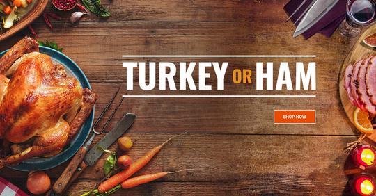 Turkey or Ham Gift Certificates - Redeem Anywhere